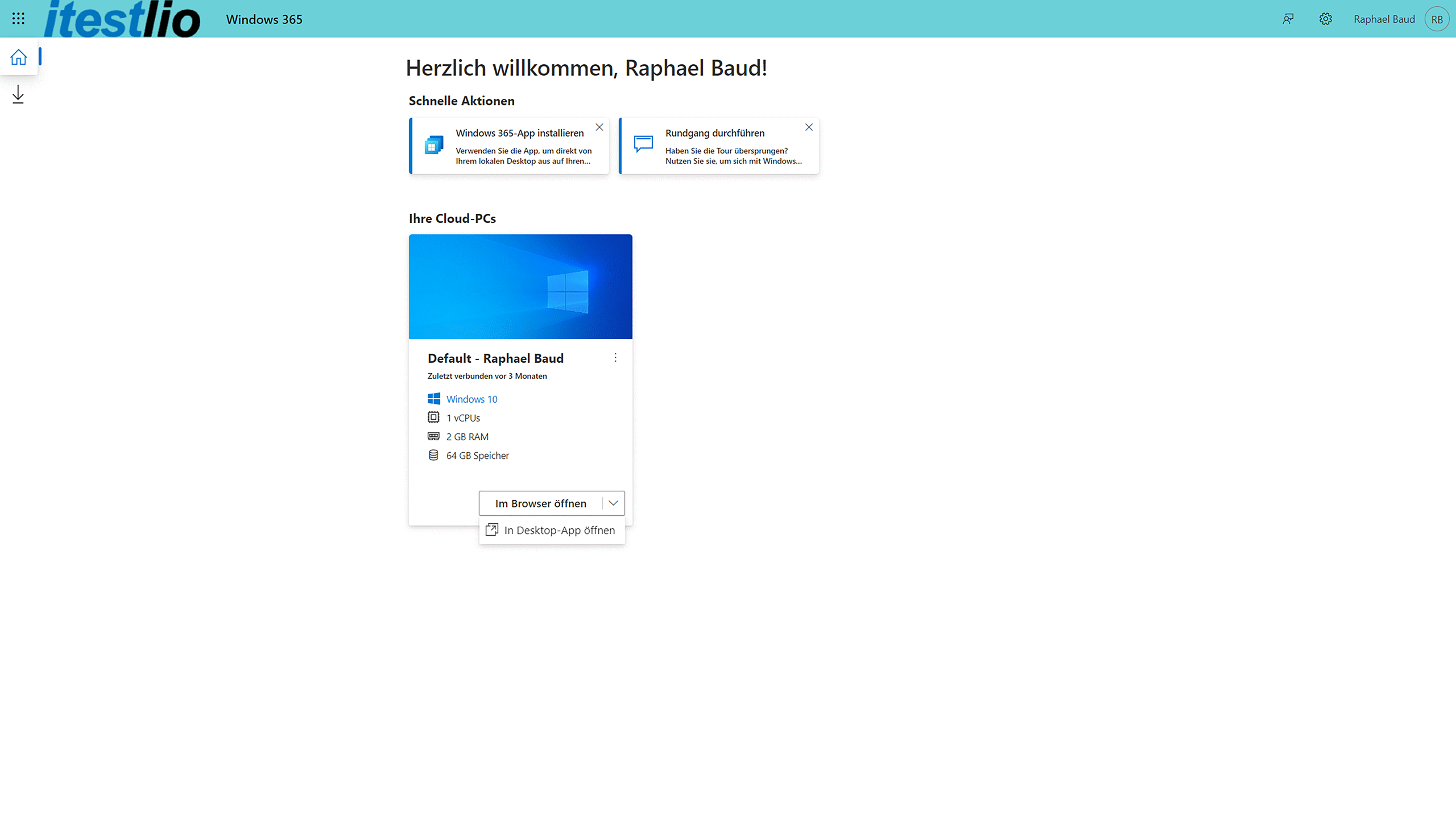 Windows 365 - Personal consultation | itelio GmbH